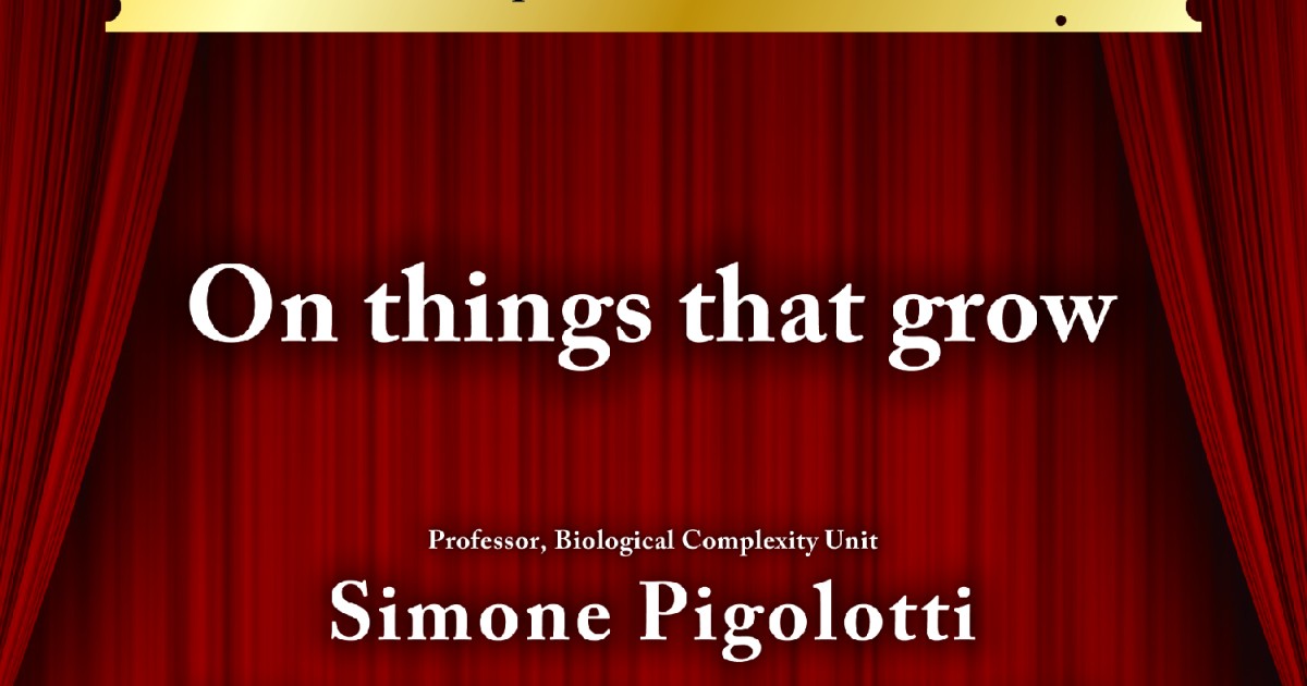 provost_lec_ser_06 | Okinawa Institute of Science and Technology OIST